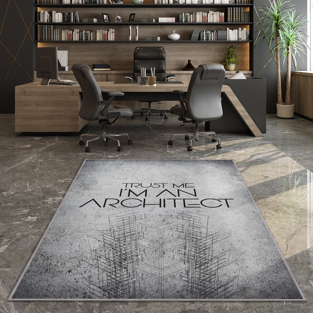 Architecture Aesthetic Rug, Architect Rug as an Architect Gift ...