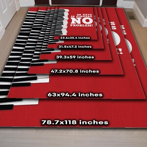 Piano Rug for Piano Player Gift, Music Lover Gift, Music Rug for Music ...