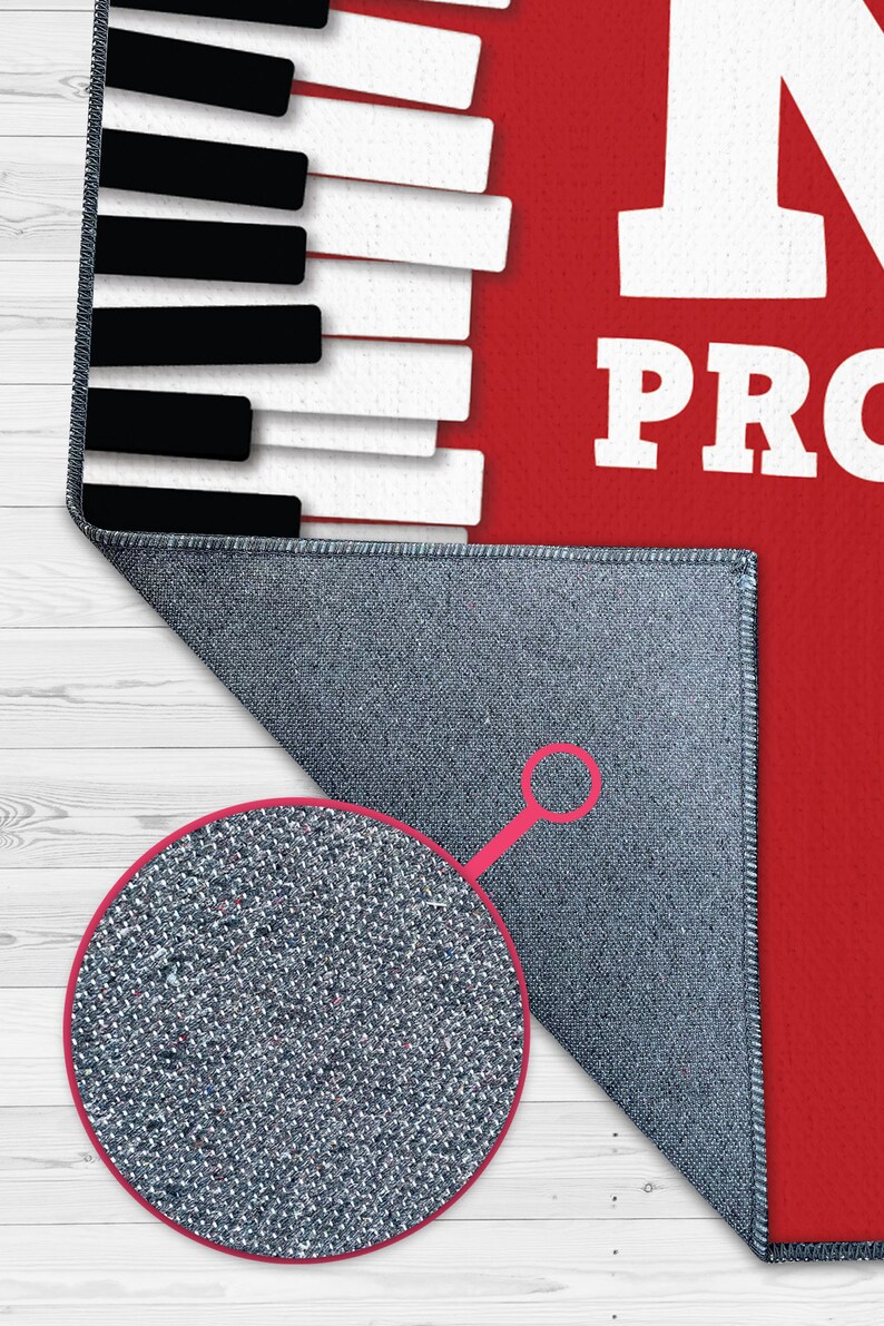 Piano Rug for Piano Player Gift, Music Lover Gift, Music Rug for Music ...