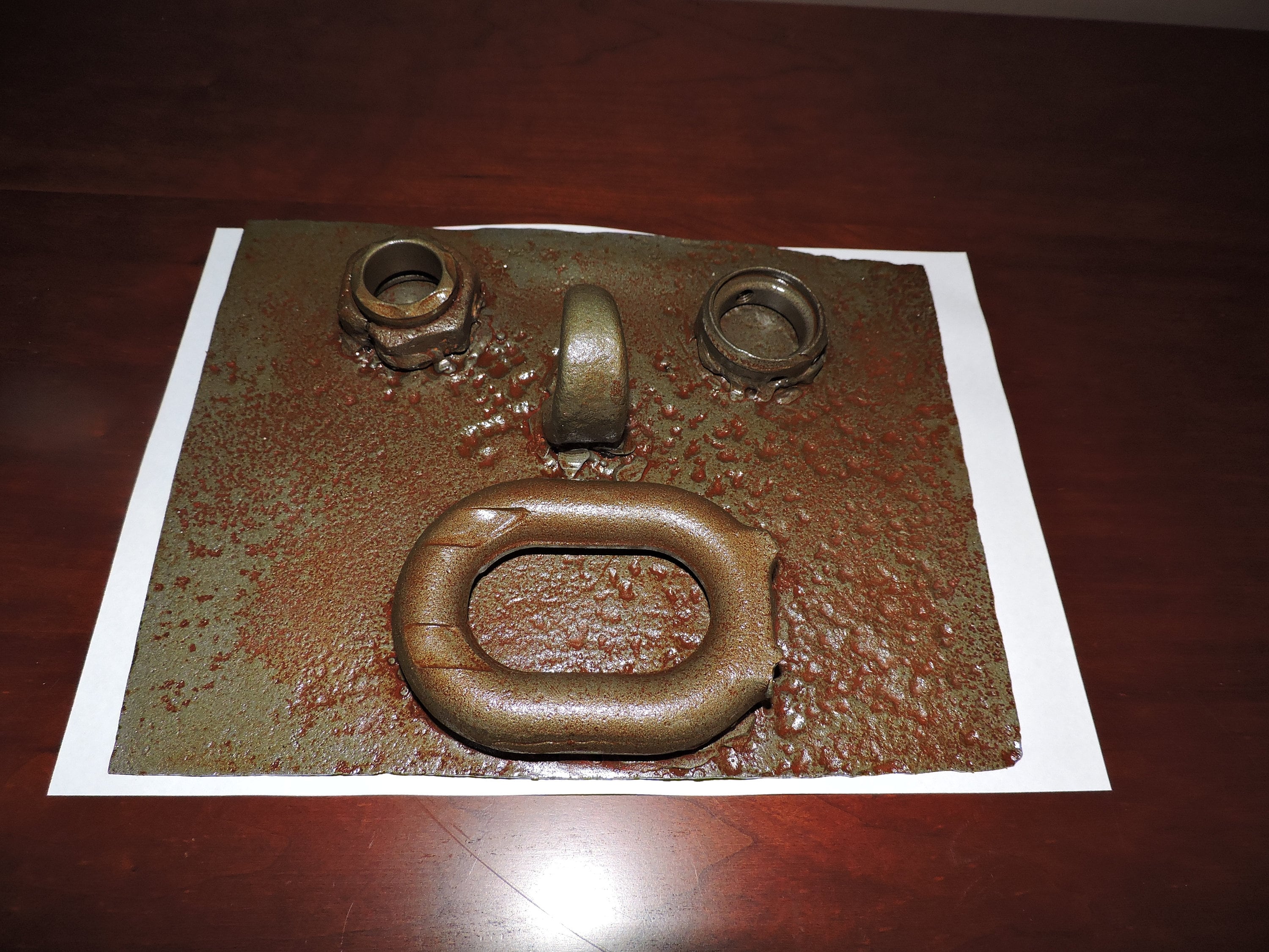 Decorative Metal Face Handmade Rust Scrap Welding Art - Etsy