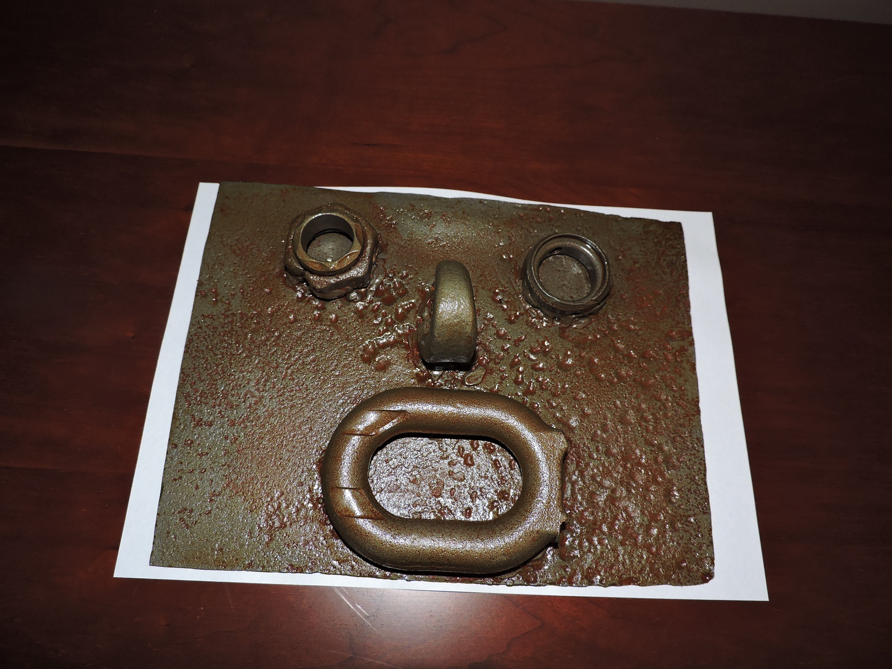 Decorative Metal Face Handmade Rust Scrap Welding Art - Etsy