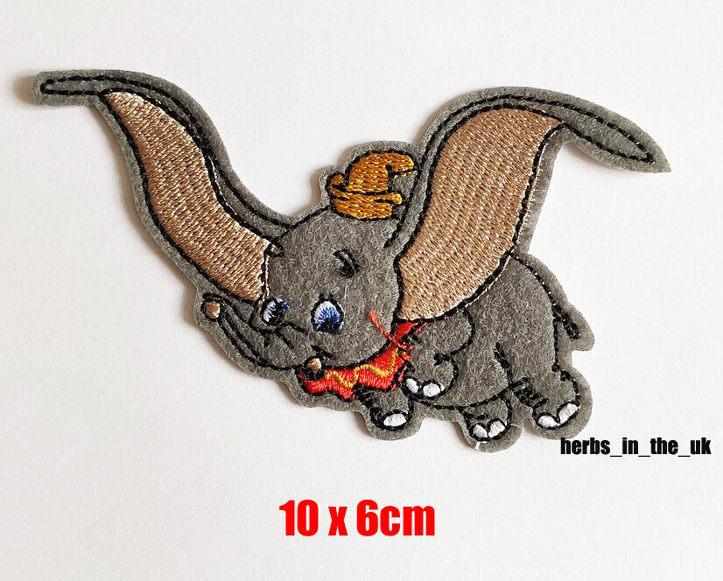Dumbo Flying Elephant Film Patches Badges Iron on / Sew On - Etsy