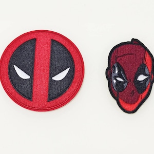 Deadpool Patch Iron on Embroidered Badge Patch - Etsy