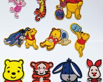 Pooh and Friends Patches Iron on Patches Pooh Iron on Patch Patches for ...