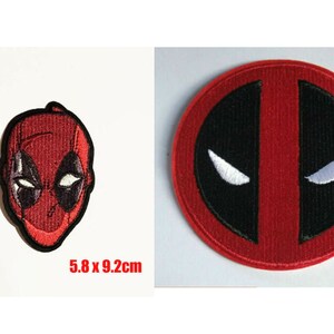 Deadpool Patch Iron on Embroidered Badge Patch - Etsy
