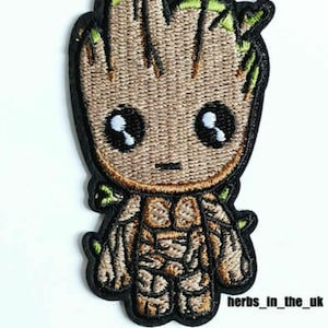 Groot Guardians Galaxy Groot Run Iron on Sew on Patches Badges - Etsy