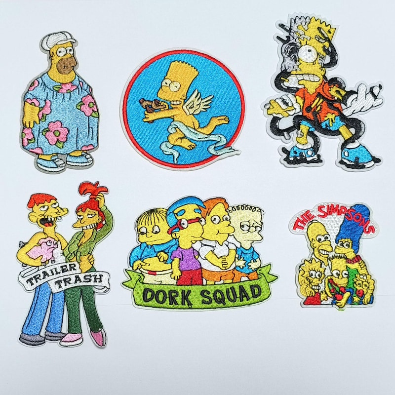 The Simpsons Patches - Etsy
