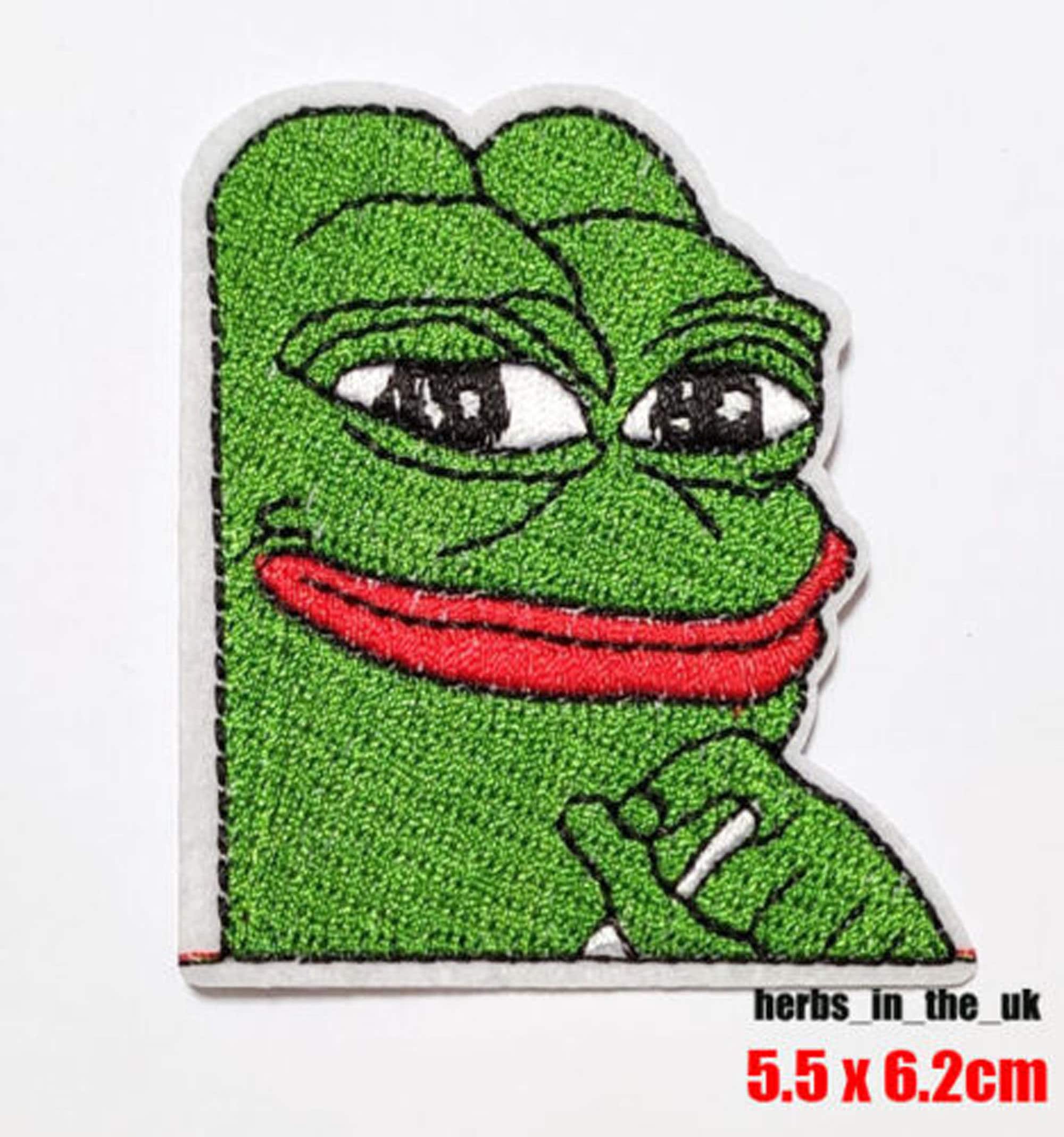 Pepe Frog Sad Frog Iron on Embroidered Badge Patch - Etsy