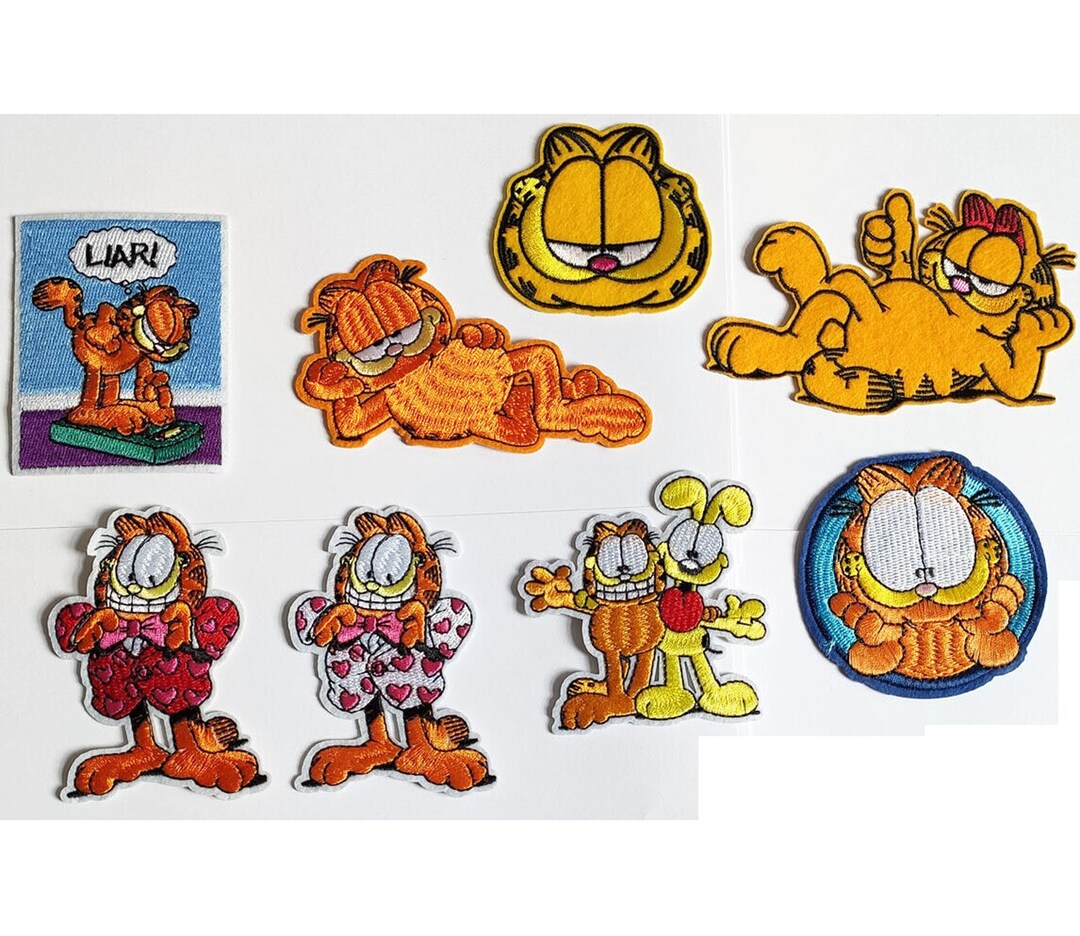 Cat Garfield ODIE Ted Iron on Sew on Badge Patch - Etsy