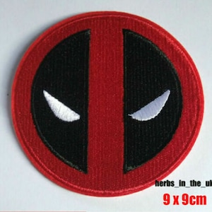 Deadpool Patch Iron on Embroidered Badge Patch - Etsy