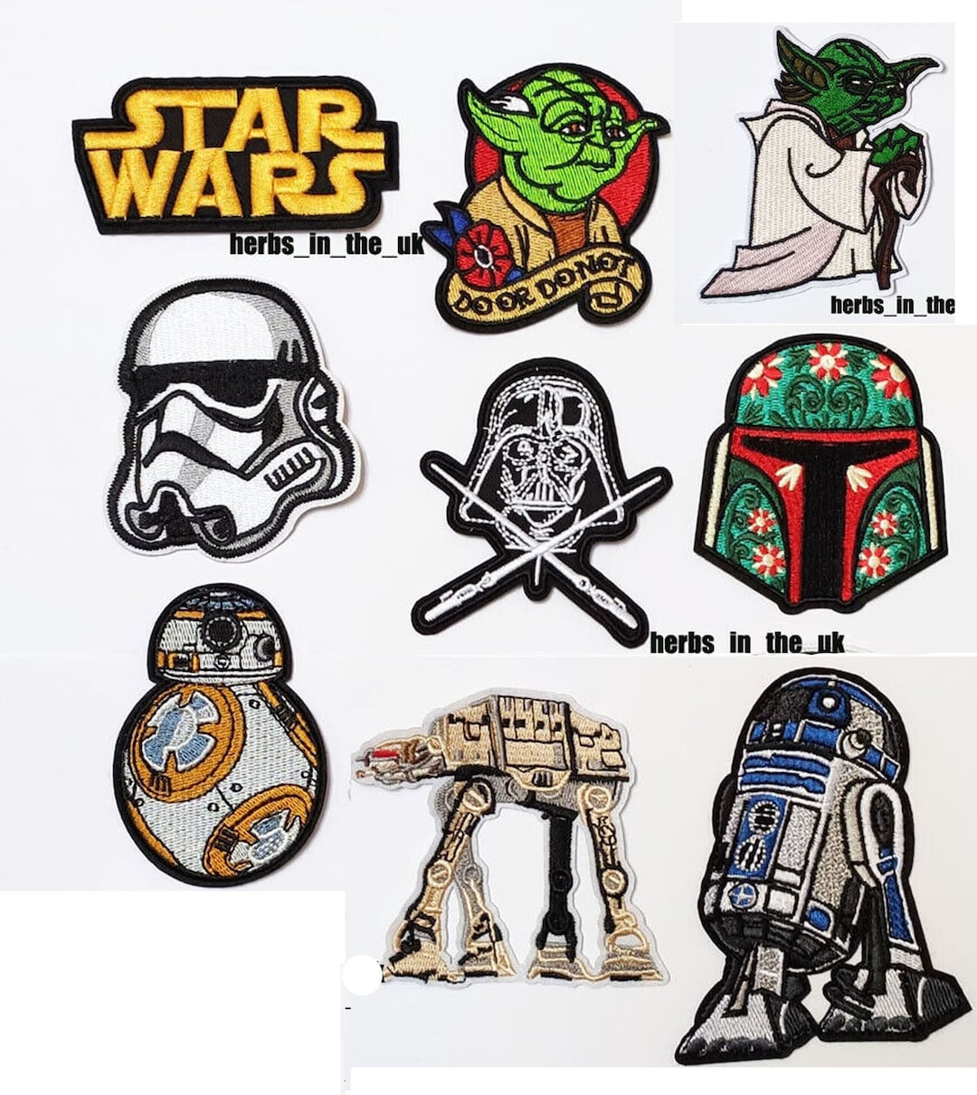 Star Wars Patches Logo Transfer Iron on Sew on Patch Starwar - Etsy