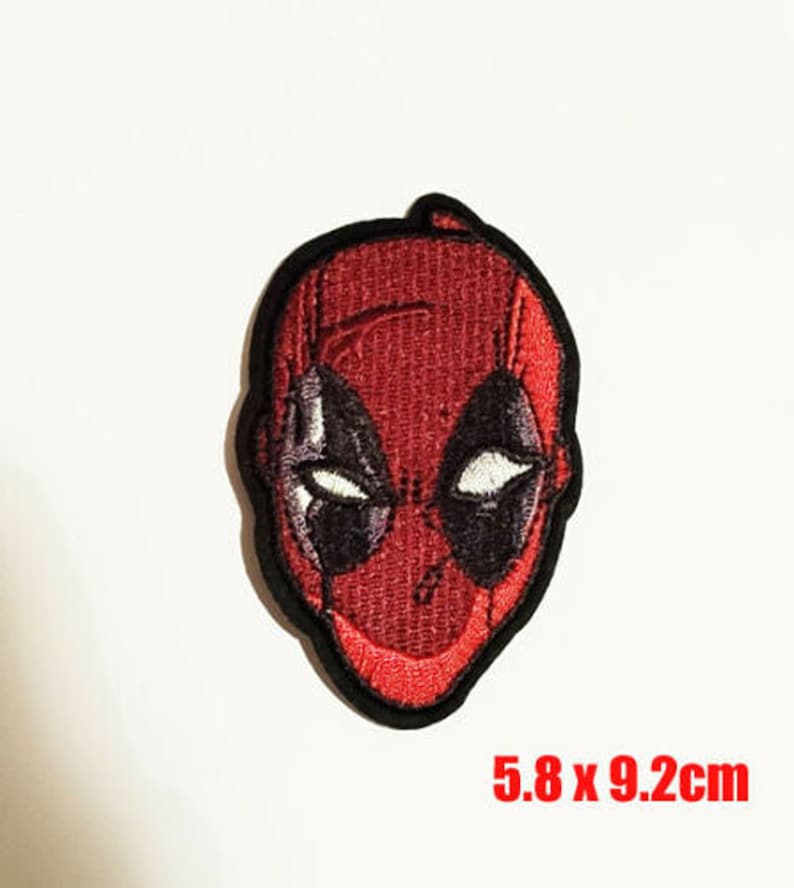 Deadpool Patch Iron on Embroidered Badge Patch - Etsy