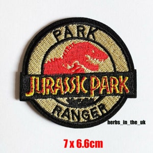Jurassic World Patch Badge Iron on Sew On - Etsy