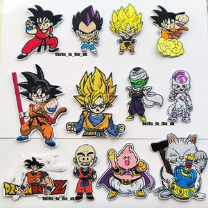 Dragon Ball Z Goku Patches Badges Iron on Sew On - Etsy