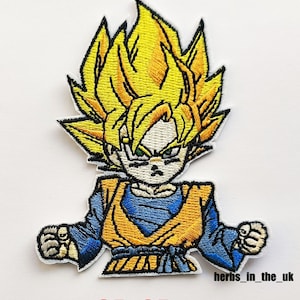 Dragon Ball Z Goku Patches Badges Iron on Sew On - Etsy