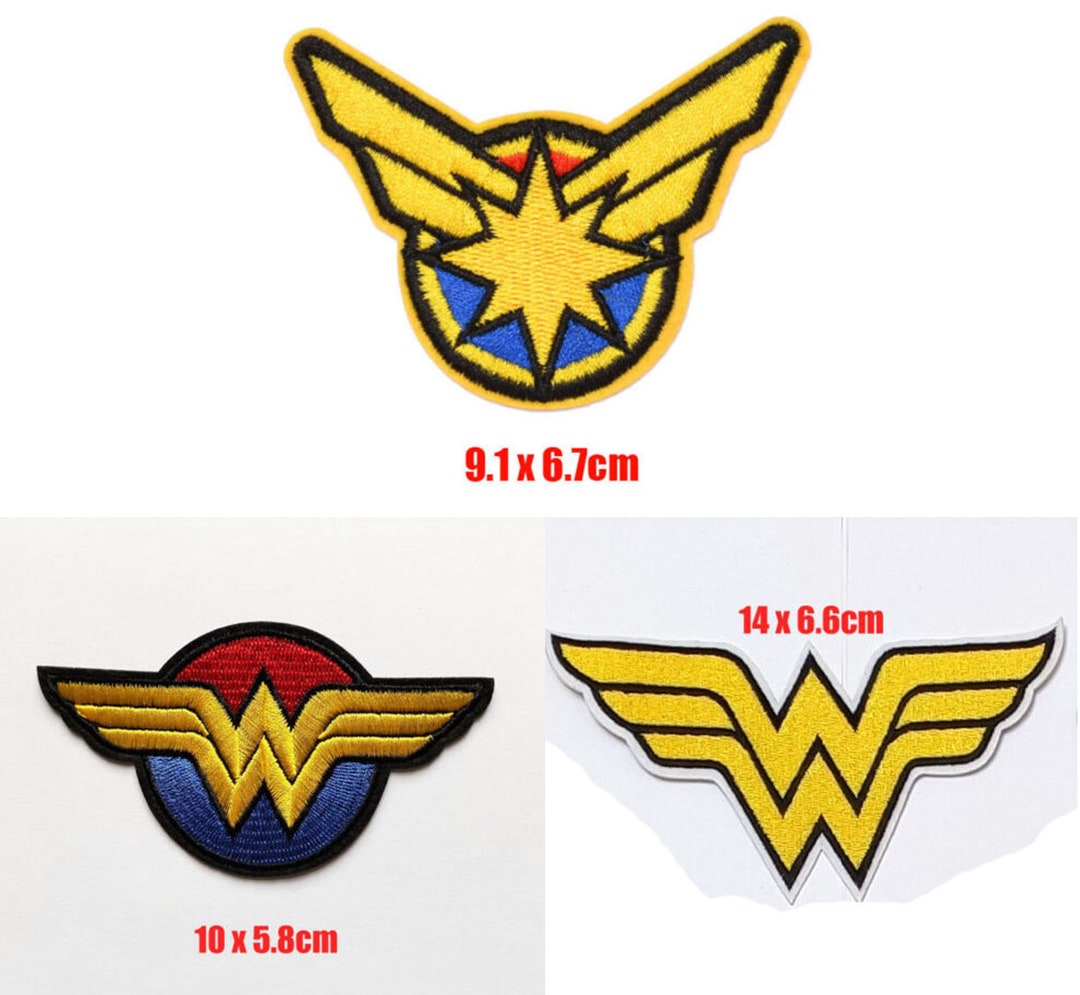 Wonder Woman Logo Patch Iron on Embroidered Badge Patch - Etsy