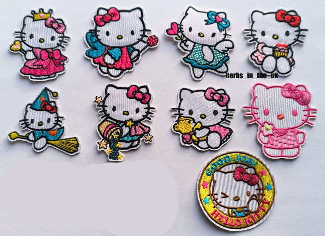 New Hello Kitty Cat Marie Patch Badge Iron on Sew On - Etsy