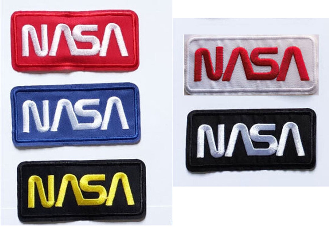 NASA USA Logo Space Spaceman Patch Iron on / Sew On - Etsy