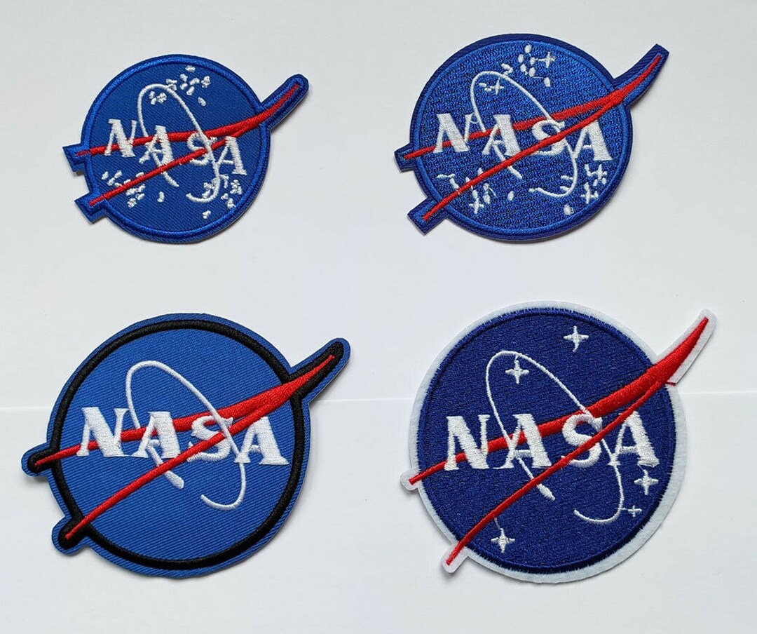 NASA USA Logo Space Ship Spaceman Patch Iron on / Sew on Patch Badge - Etsy