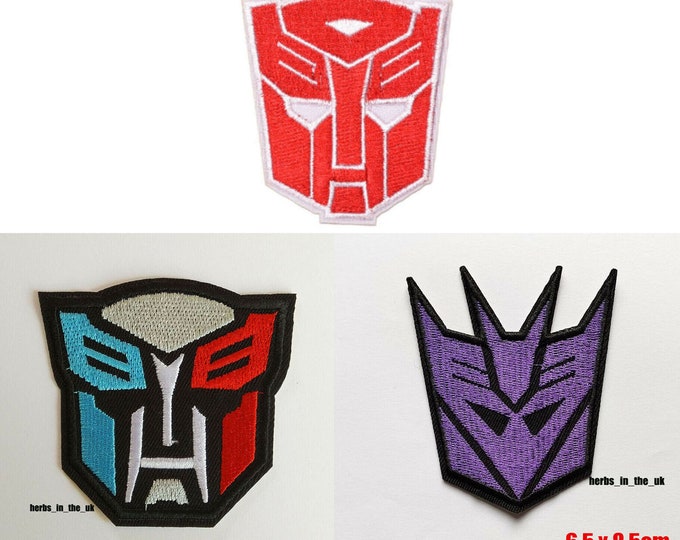 Transformers Decepticon Patches Badges Iron on Sew On - Etsy