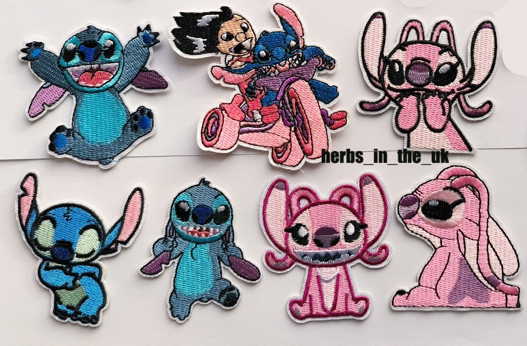 Lilo and Stitch New 2024 Patches Badges Iron on Sew On - Etsy
