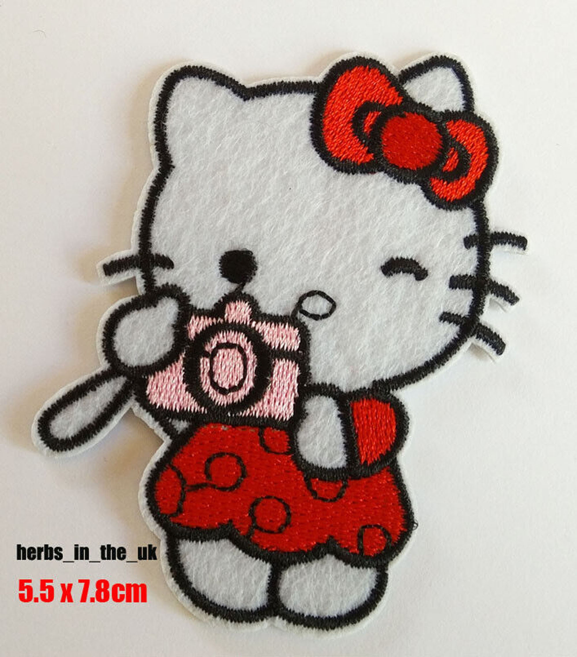 Hello Kitty Cat Marie Patch Badge Iron on Sew On - Etsy