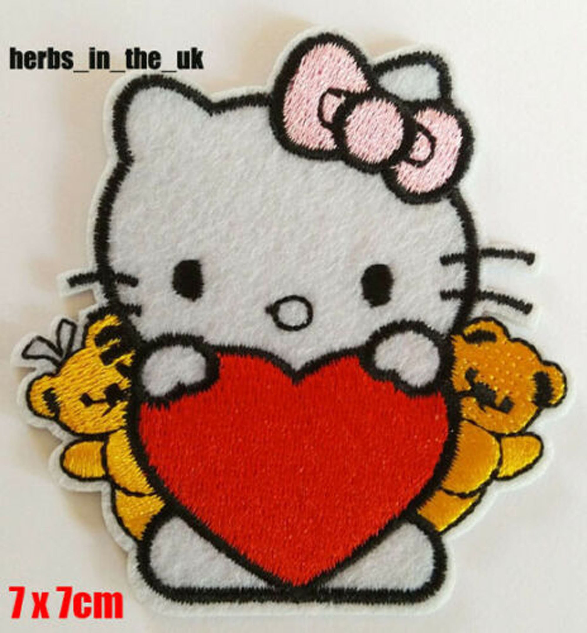 Hello Kitty Cat Marie Patch Badge Iron on Sew On - Etsy