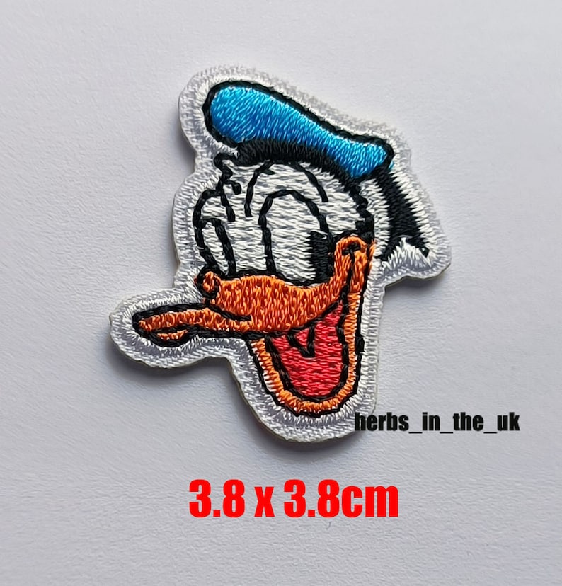 Mickey Mouse Minnie Donald New 2024 Duck Patches Badges Iron on Sew On ...