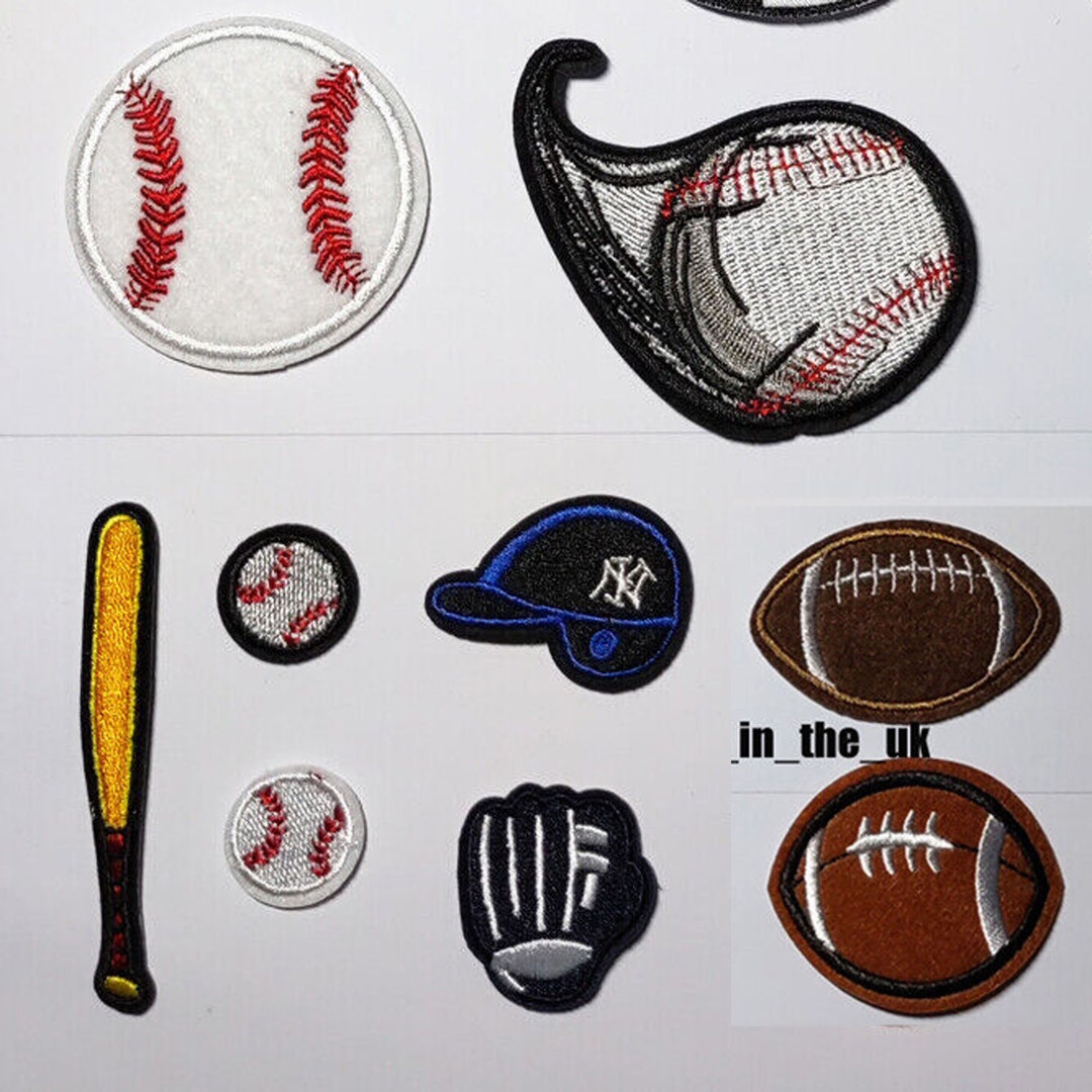 Baseball American Football Rugby Patch Badge Iron on Sew On - Etsy