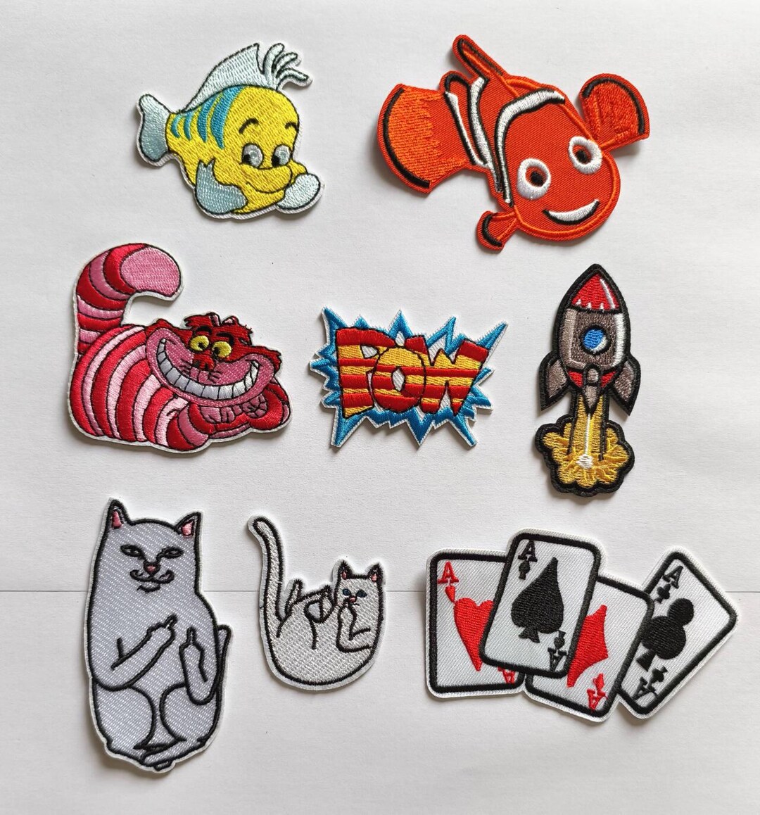 Middle Finger Cat, Yellow Fish, Nemo, Rocket, Pink Cat, Pow, Poker Four ...