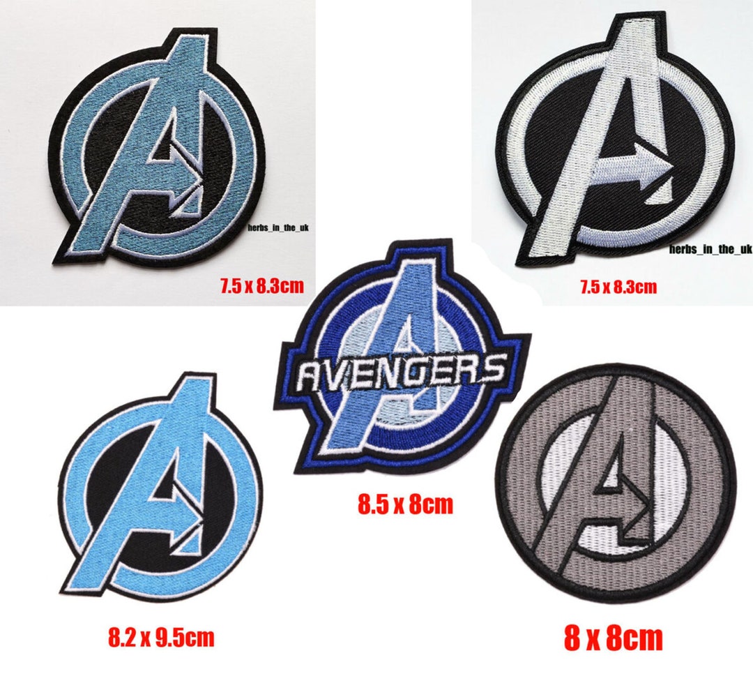 Avengers Patch Iron on Embroidered Badge Patch Avenger - Etsy