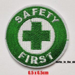 Safety First / First Aid Kit Patch Badge Iron on Sew On - Etsy