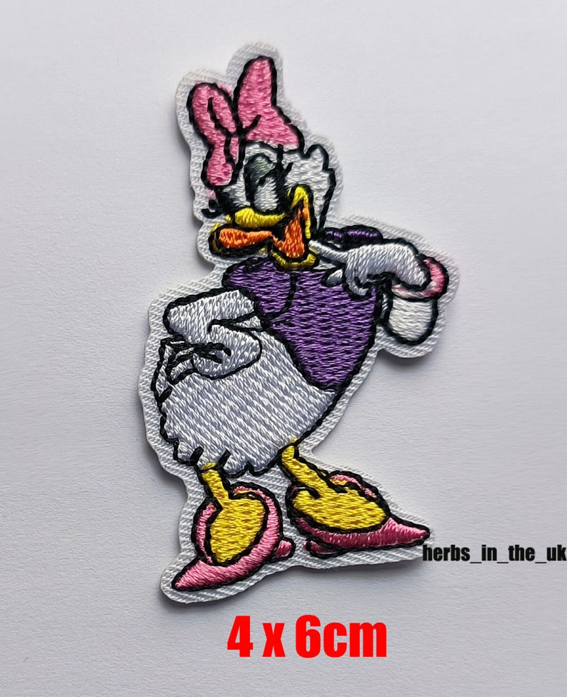 Mickey Mouse Minnie Donald New 2024 Duck Patches Badges Iron on Sew On ...