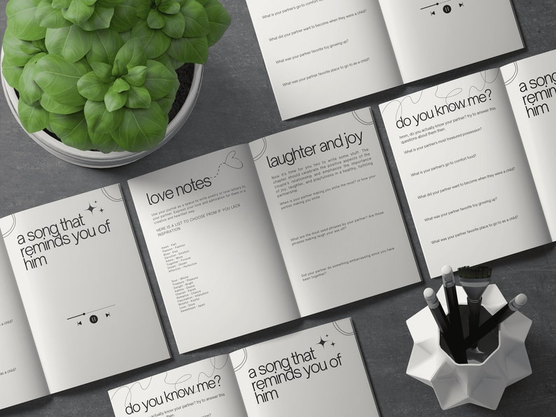 Together Apart A Long Distance Couple Journal, Printable and Instant ...