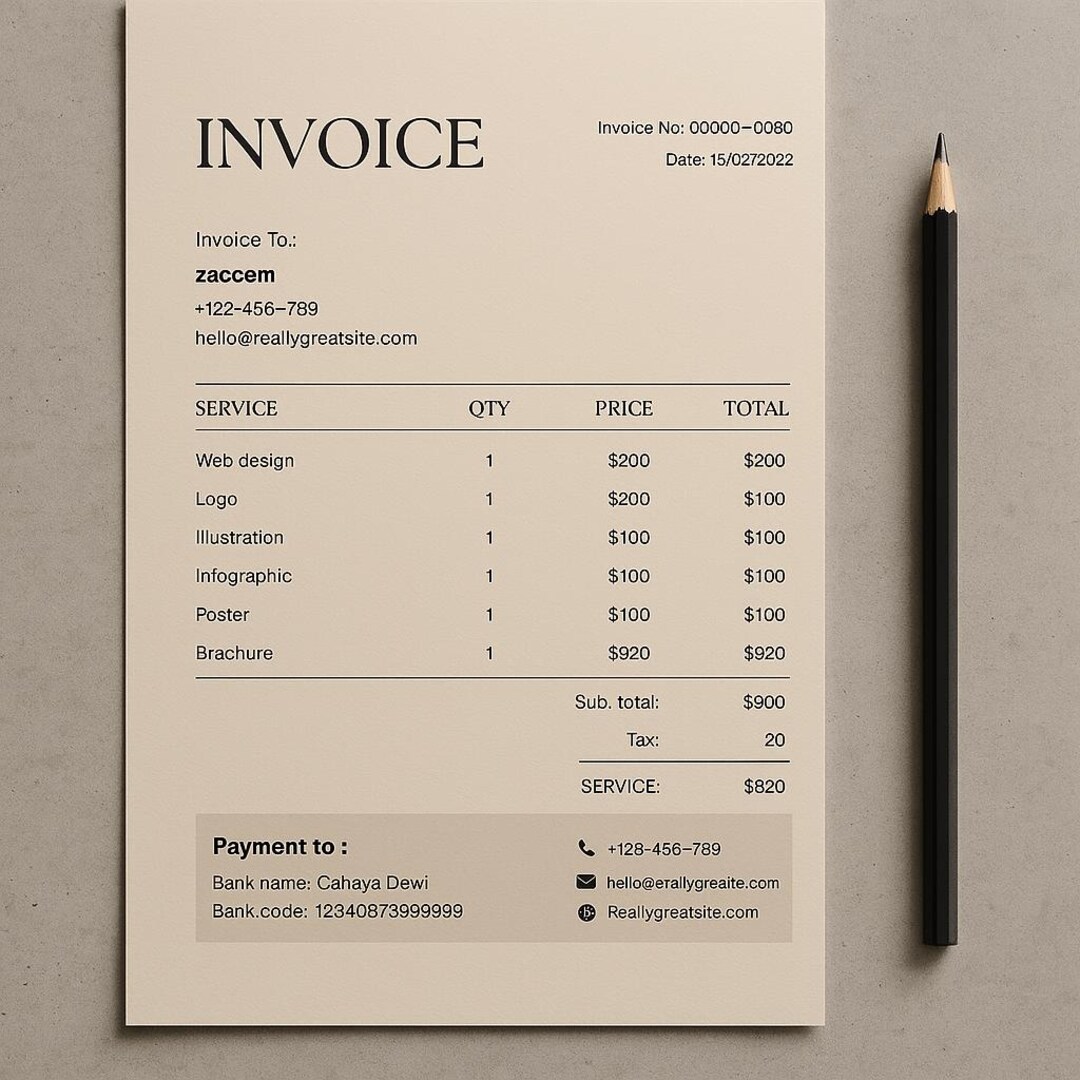 Modèle de facture,modèle de facture modifiable,outil de suivi des ...