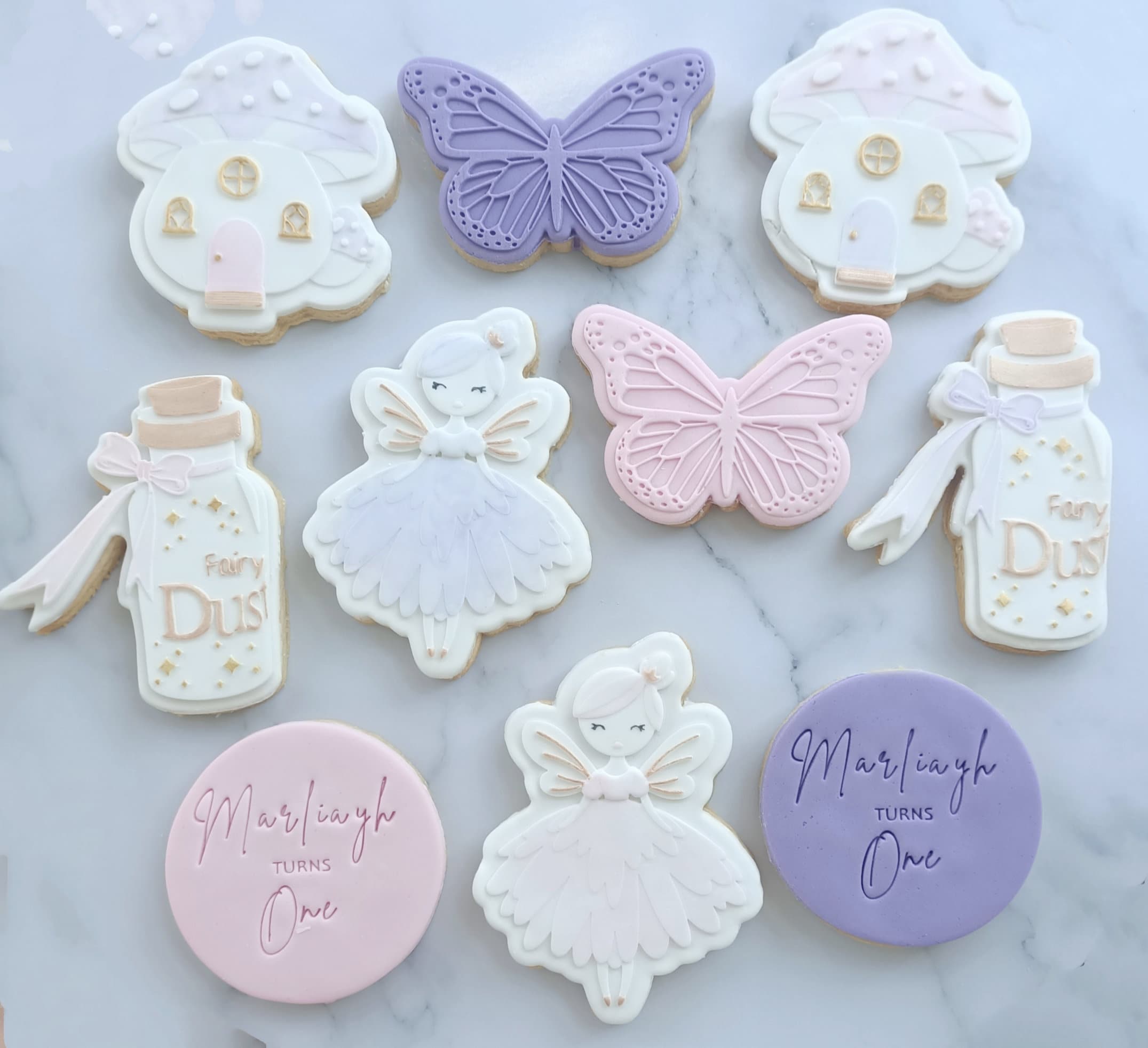 Fairy Birthday/first Birthday/gift Pack/sugar Cookies /custom Cookie ...