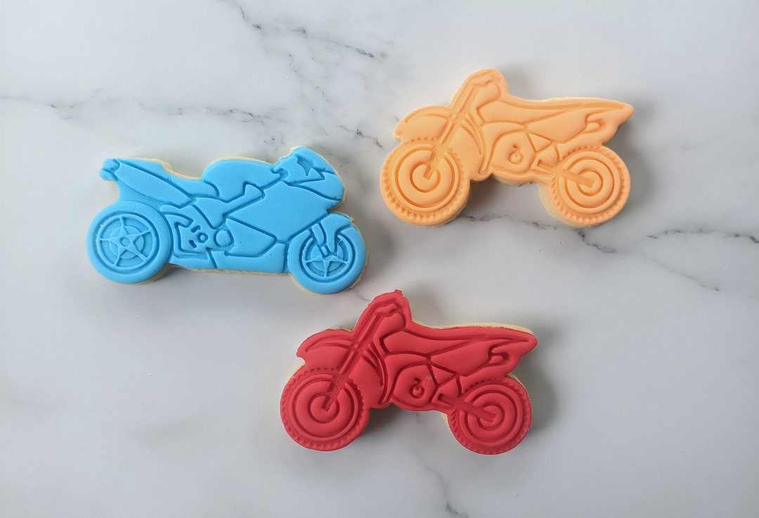 Motorbike - Dirt Bike Sugar Cookies - Etsy Australia