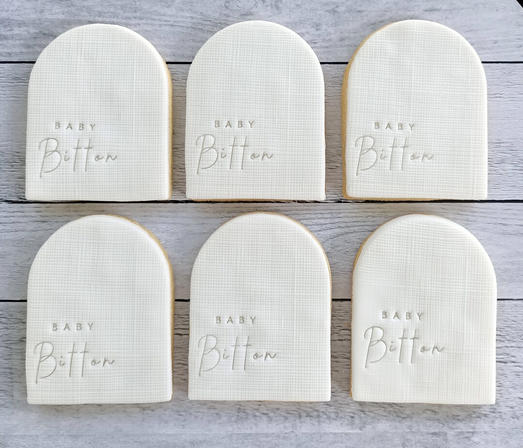 Custom Cookies- Arch Shape /baby Shower Cookies/hens Cookies/cookies ...