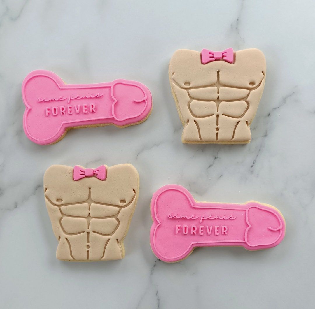 Same Penis Forever/cheeky Cookies/abs/ Penis/cookies/hens/fun Cookies ...