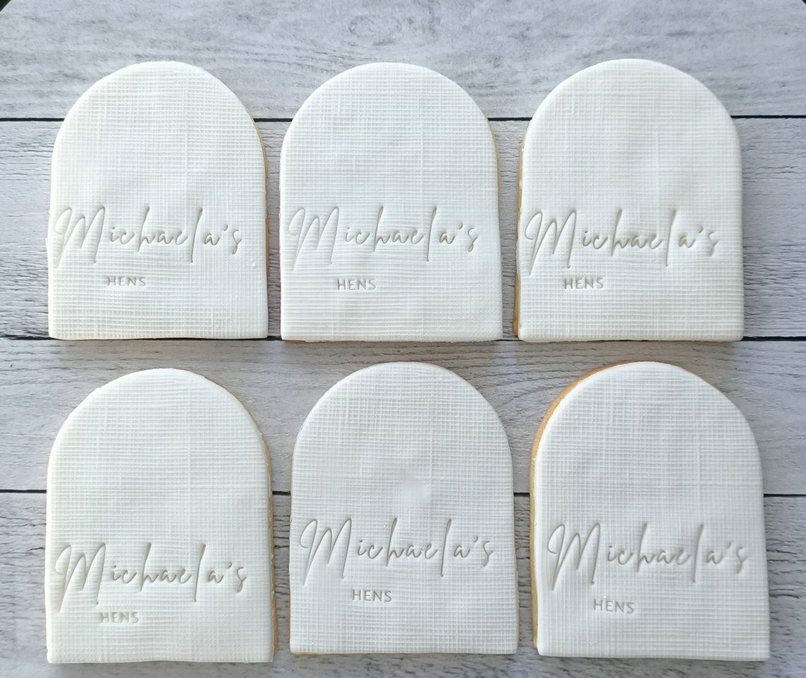 Custom Arch Sugar Cookies | Baby Shower Cookies | Hens Party Cookies ...