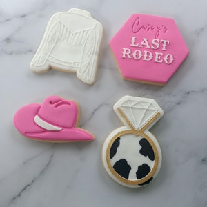 Personalised Last Rodeo Cookies / Bridal Shower /hens Party/pretty ...