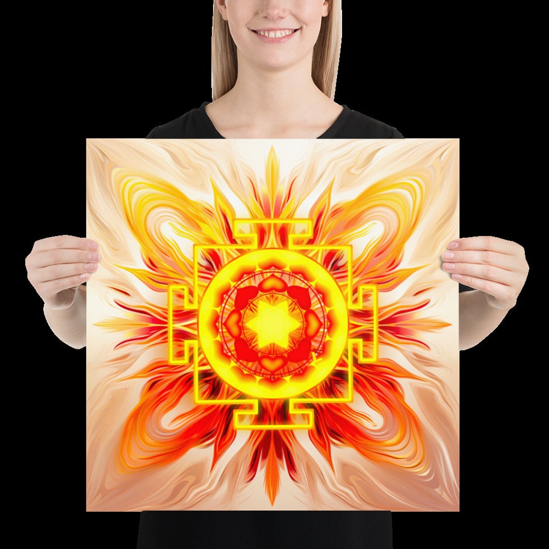 Sun Yantra, Surya Yantra, Vastu, Healing, Spiritual Home, Sacred Geometry - Etsy