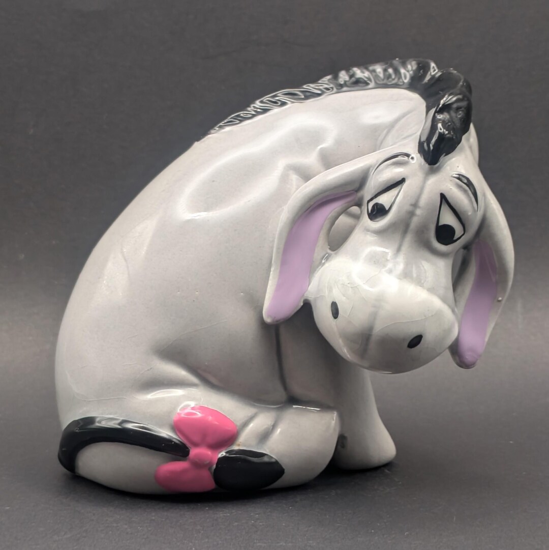 Ceramic Eeyore Figurine - Etsy