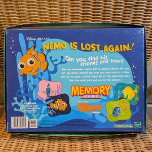 2003 Disney Pixar Finding Nemo Edition Memory Game - Etsy