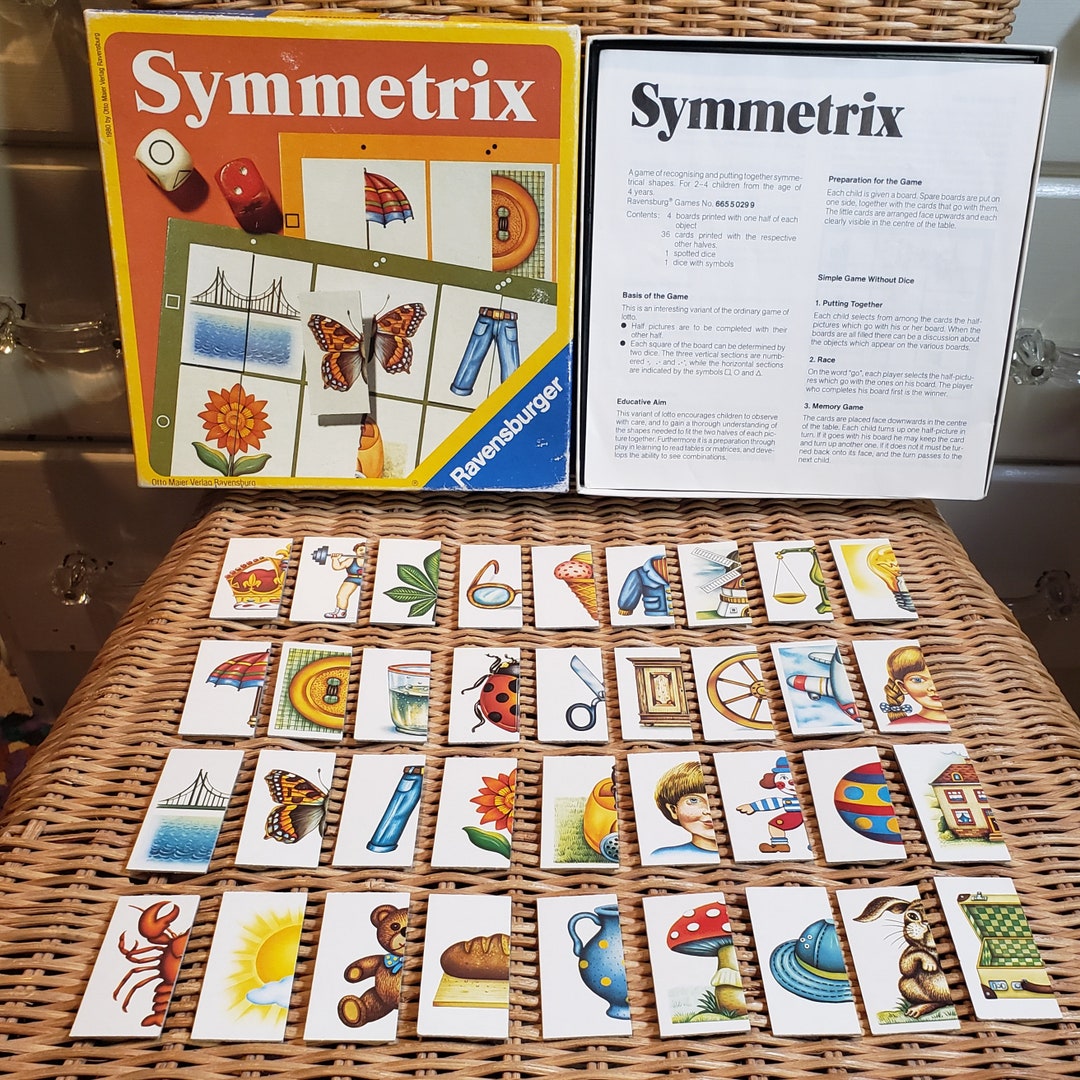 Symmetrix Matching Game 1980 Ravensburger - Etsy