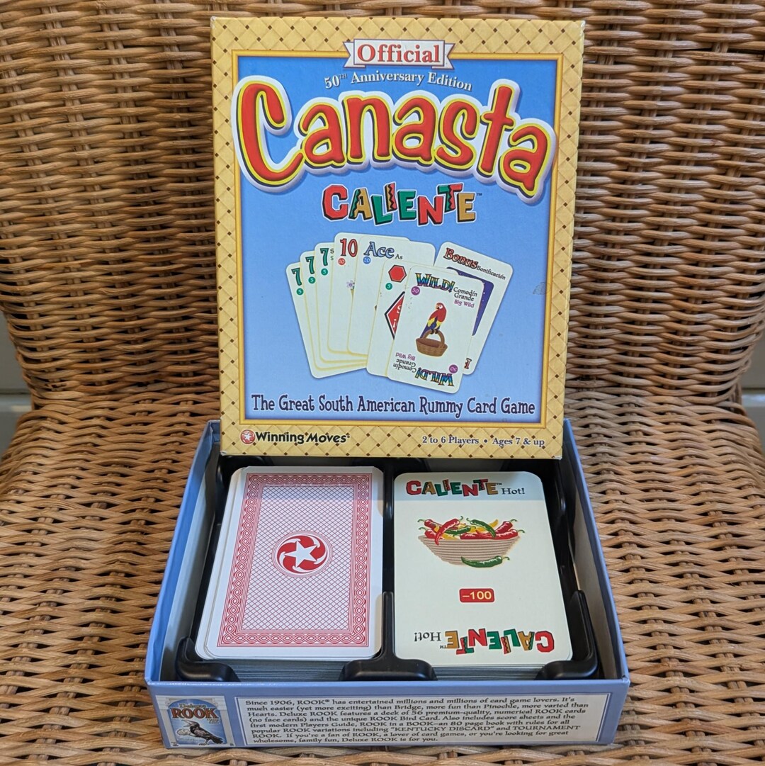 Canasta Caliente Game 2001 50th Anniversary Edition - Etsy