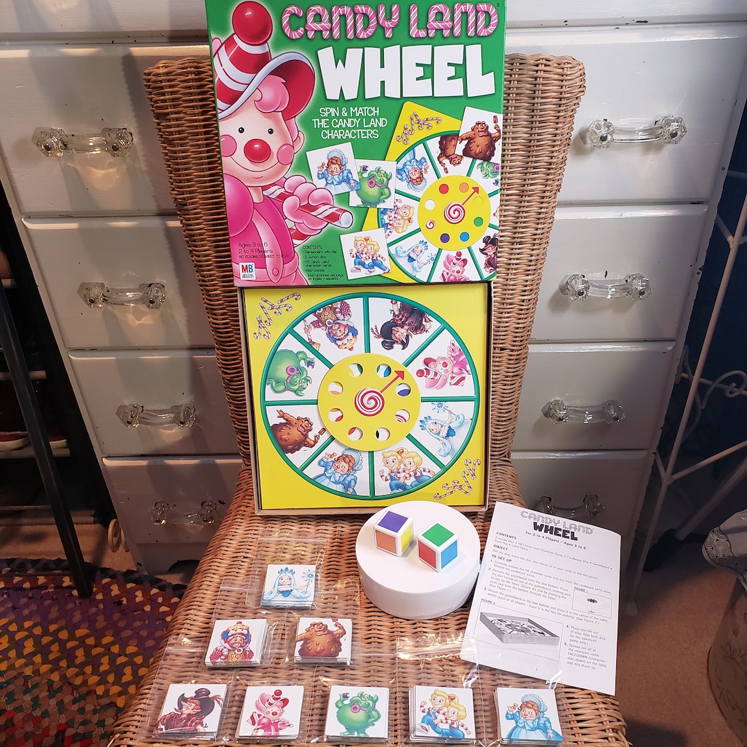 2002 Vintage & Complete Candy Land Wheel Spin Match Game - Etsy