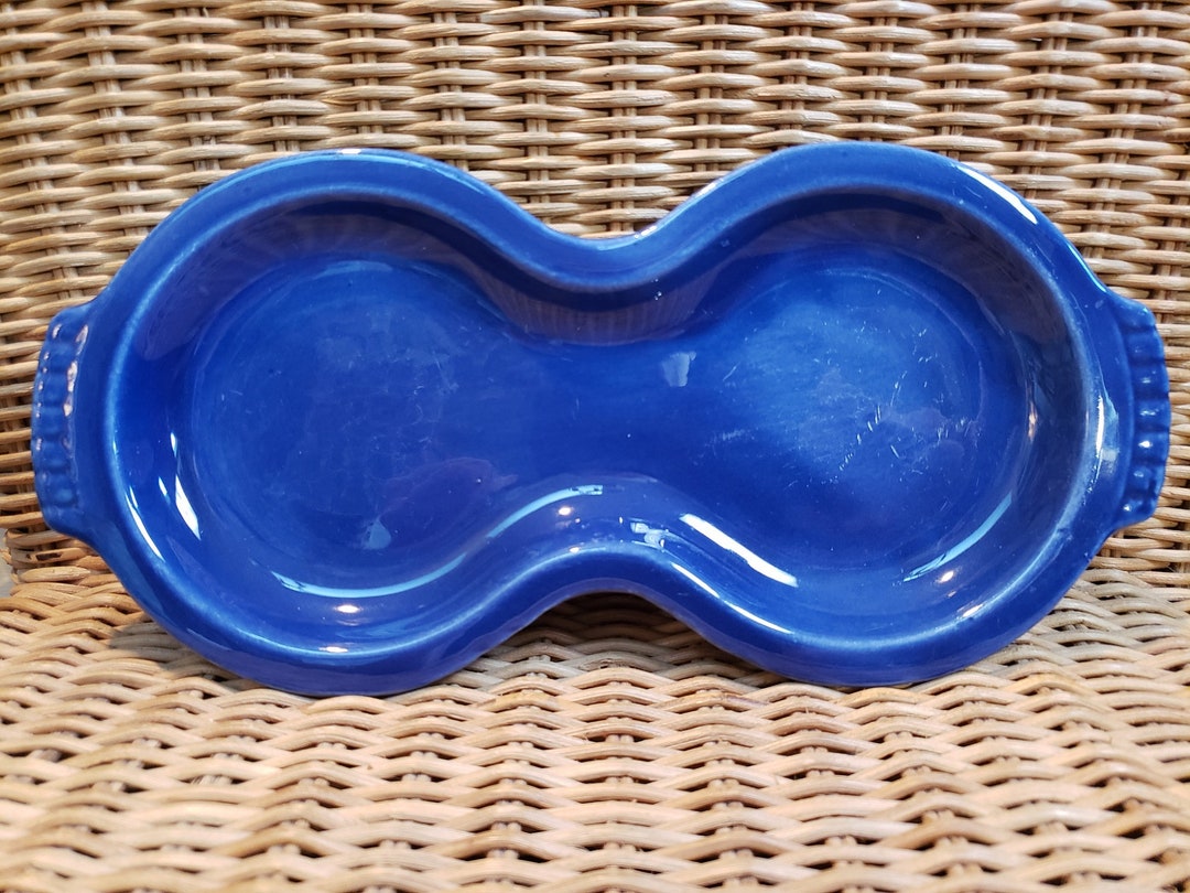Original Fiesta Cobalt Blue Figure Eight Tray From Promo Set - Etsy