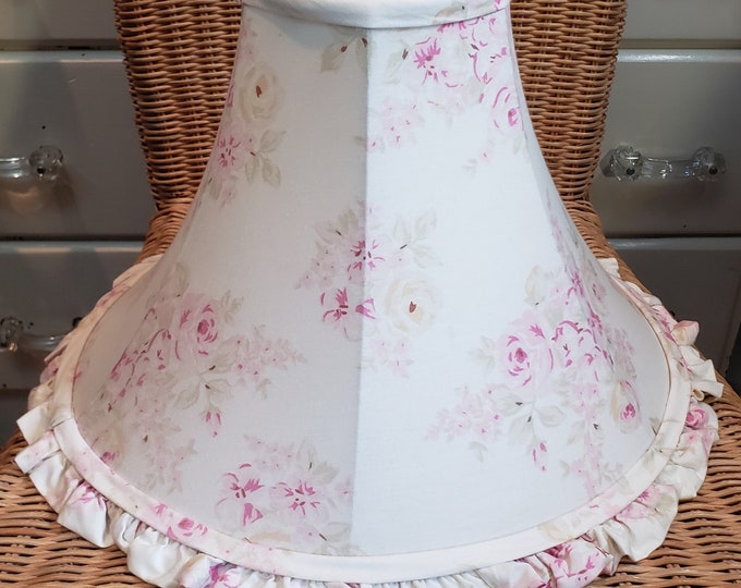 Rachel Ashwell Shabby Chic Pink Floral Fabric Lamp Shade - Etsy