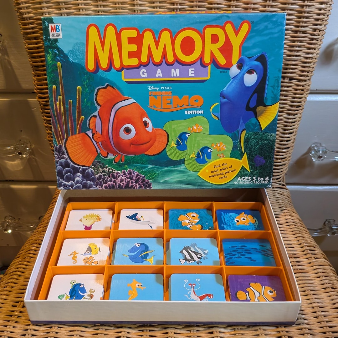 2003 Disney Pixar Finding Nemo Edition Memory Game - Etsy